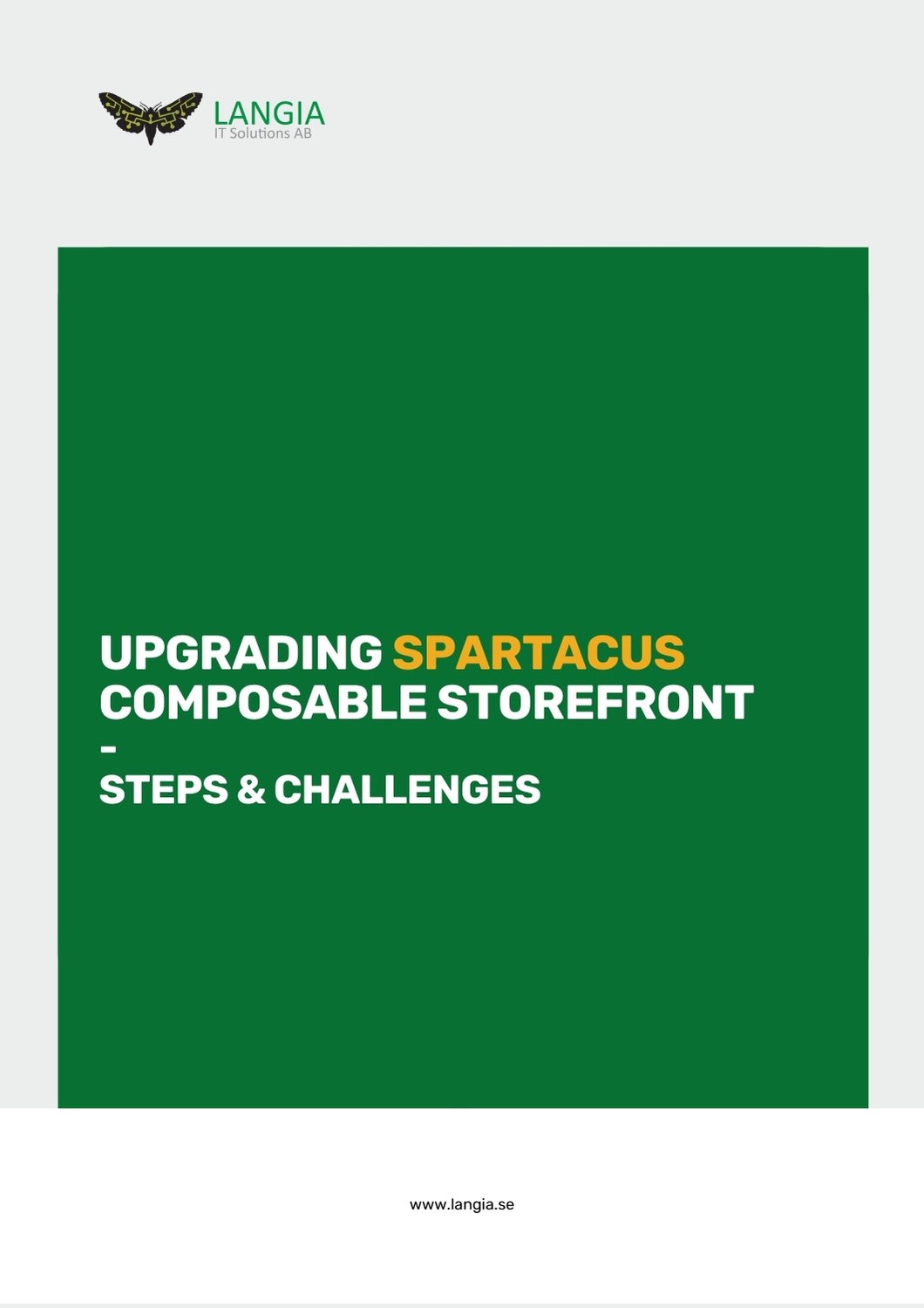 Download Langia Whitepaper-Upgrading Spartacus Composable Storefront • Langia IT Solutions AB